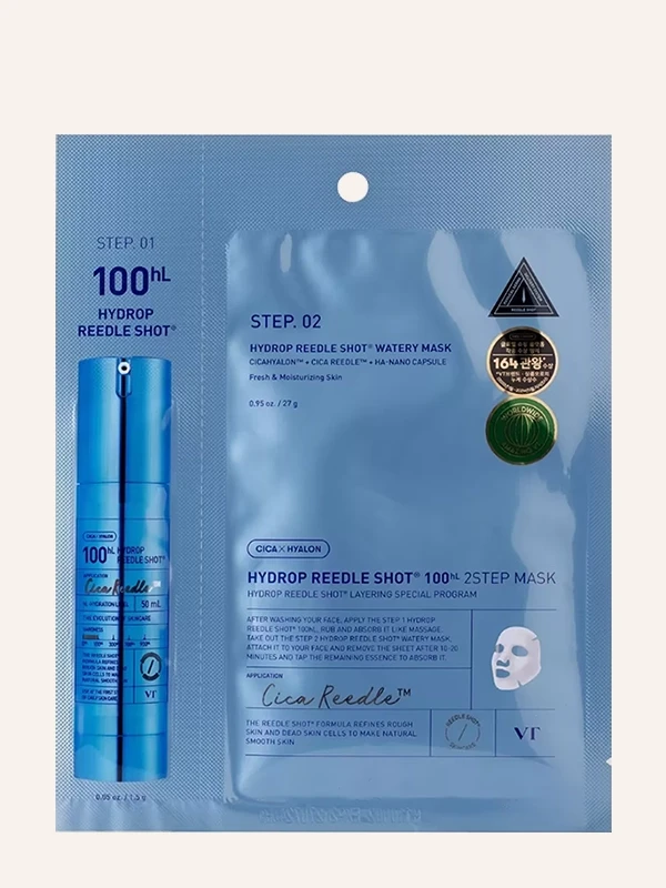 VT Cosmetics Hydrop Reedle Shot 2-step maska 100hl 1,5 g + 27 g