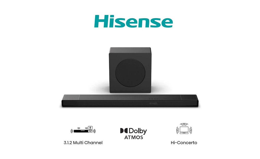 Hisense AX3120Q soundbar 3.1.2
