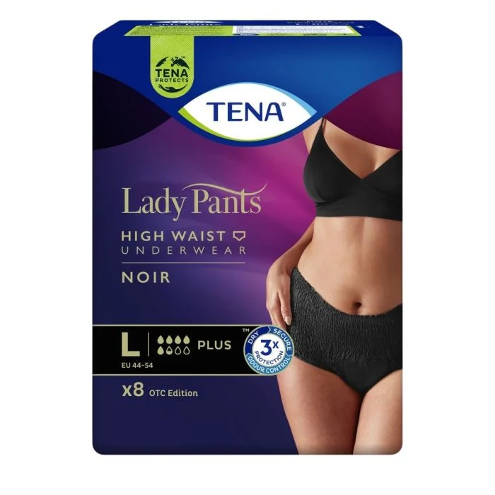 Tena Lady Slim Pants Black L, 8kom - gaćice za inkontinenciju