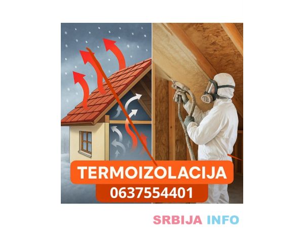 Termoizolacija poliuretanska (kanadska) pena