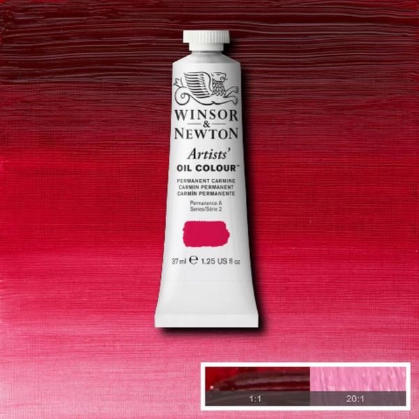 W&N Artists’ Oil Colour WN AOC 37ML PERMANENT CARMINE