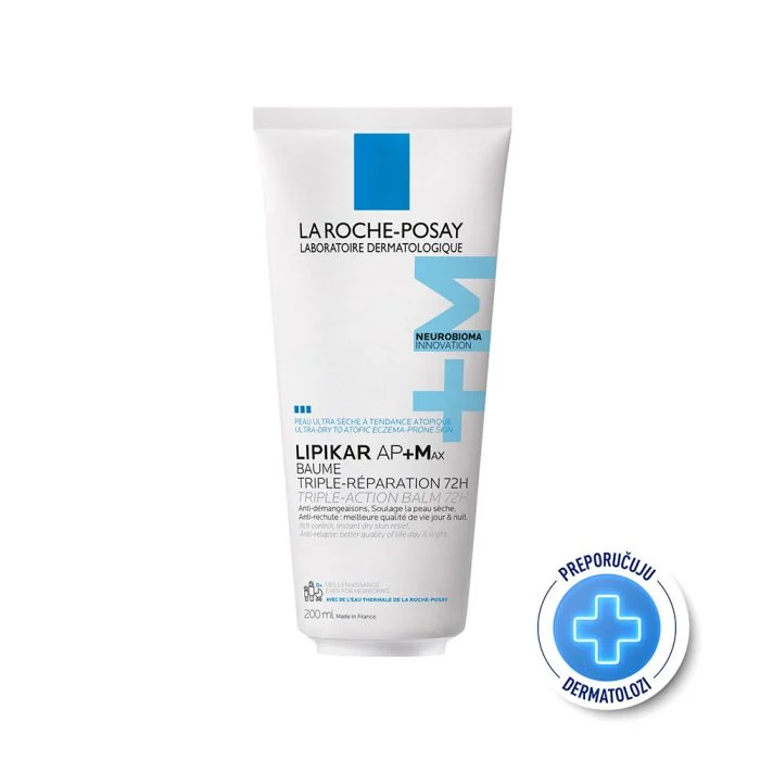 La Roche-Posay lipikar baume ap+max. balzam sa trostrukim delovanjem, 200ml