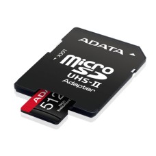 ADATA Memorijska kartica UHS-I U3 MicroSDXC 512GB V30S class 10 + adapter (AUSDX512GUI3V30SHA2-RA1)