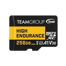 TEAM GROUP MICRO SDXC 256GB High Endurance UHS-I U3 V30,100/50MB/s, THUSDX256GIV3002 ZA VIDEO NADZOR!