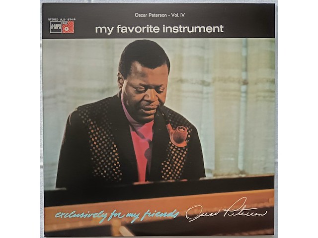 OSCAR PETERSON - My favorite instrument (Japan Press)