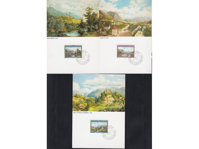 Lihtenštajn 1982  3 maksimum karte