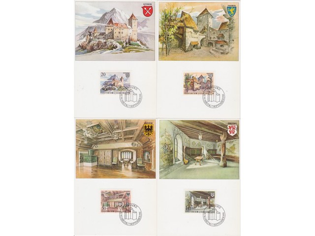 Lihtenštajn 1981 4 maksimum karte