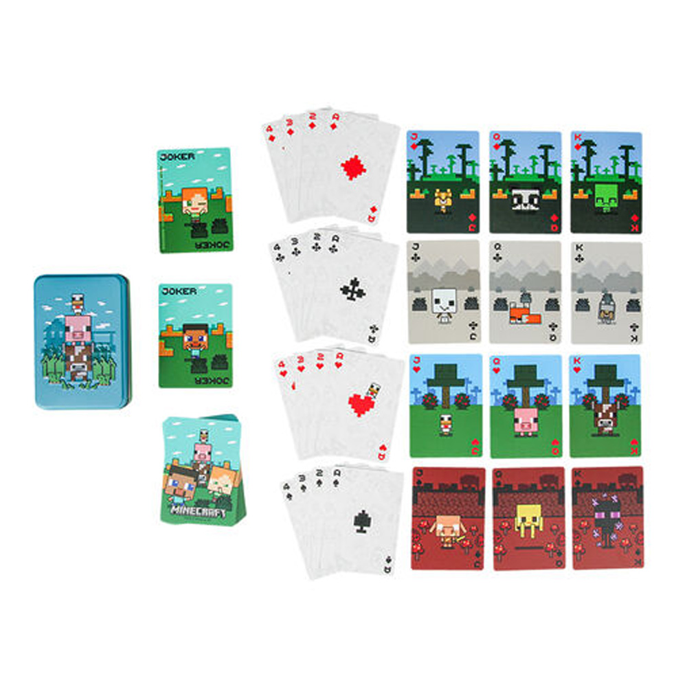 Minecraft Animals Playing Cards