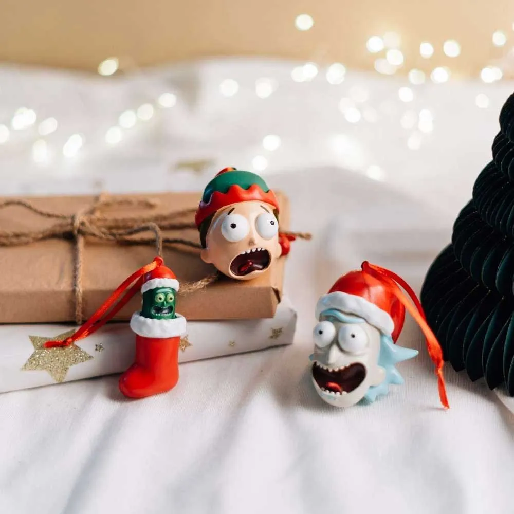 Rick and Morty - Christmas Ornaments 3 Pack