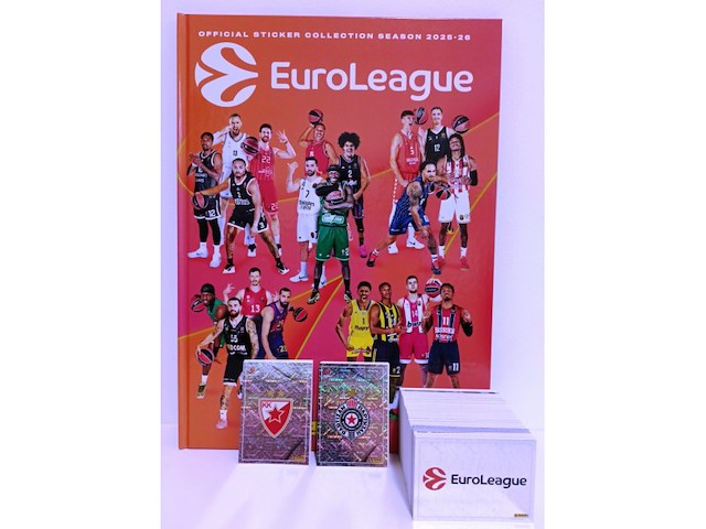 EuroLeague Euroliga 2025-26 kompletan set sličica + HC