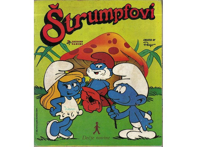 ŠTRUMPFOVI ALBUM (Panini, 1984) POPUNJEN!