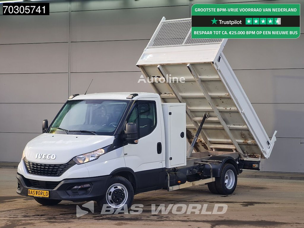 IVECO Daily 35C14 Kipper met Kist Dubbellucht 3,5t Trekhaak Airco Crui kamion kiper < 3.5t