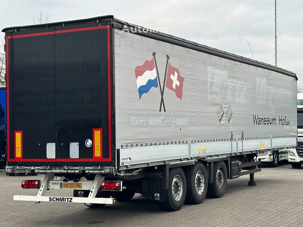 Schmitz Cargobull Schuifzeil met Borden / Disc-Brakes / Huckepack / Code XL / Apk poluprikolica sa kliznom ceradom