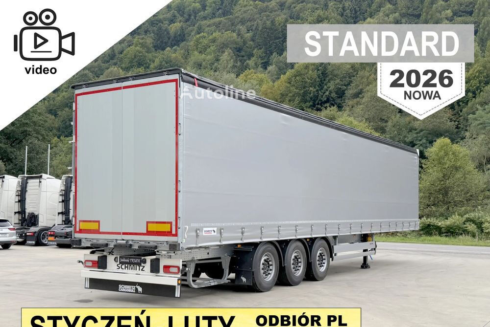 Nova Schmitz Cargobull STANDARD poluprikolica sa kliznom ceradom