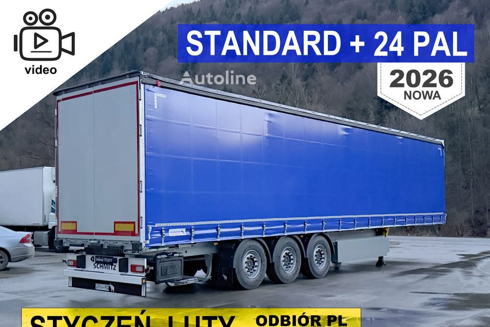 Nova Schmitz Cargobull Universal S CS 24/L 13.62 EB poluprikolica sa kliznom ceradom