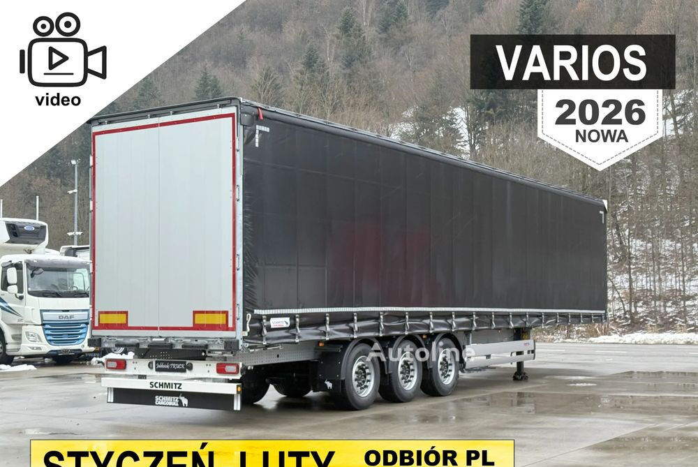 Nova Schmitz Cargobull Universal S CS 24/L 13.62 EB VARIOS poluprikolica sa kliznom ceradom