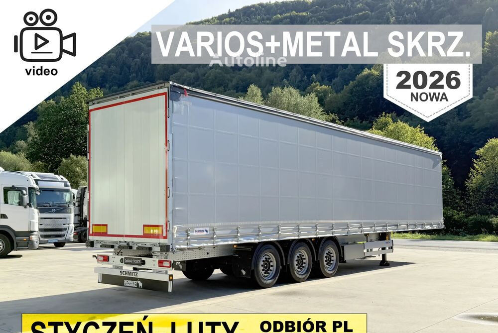 Nova Schmitz Cargobull Universal S CS 24/L 13.62 EB VARIOS poluprikolica sa kliznom ceradom