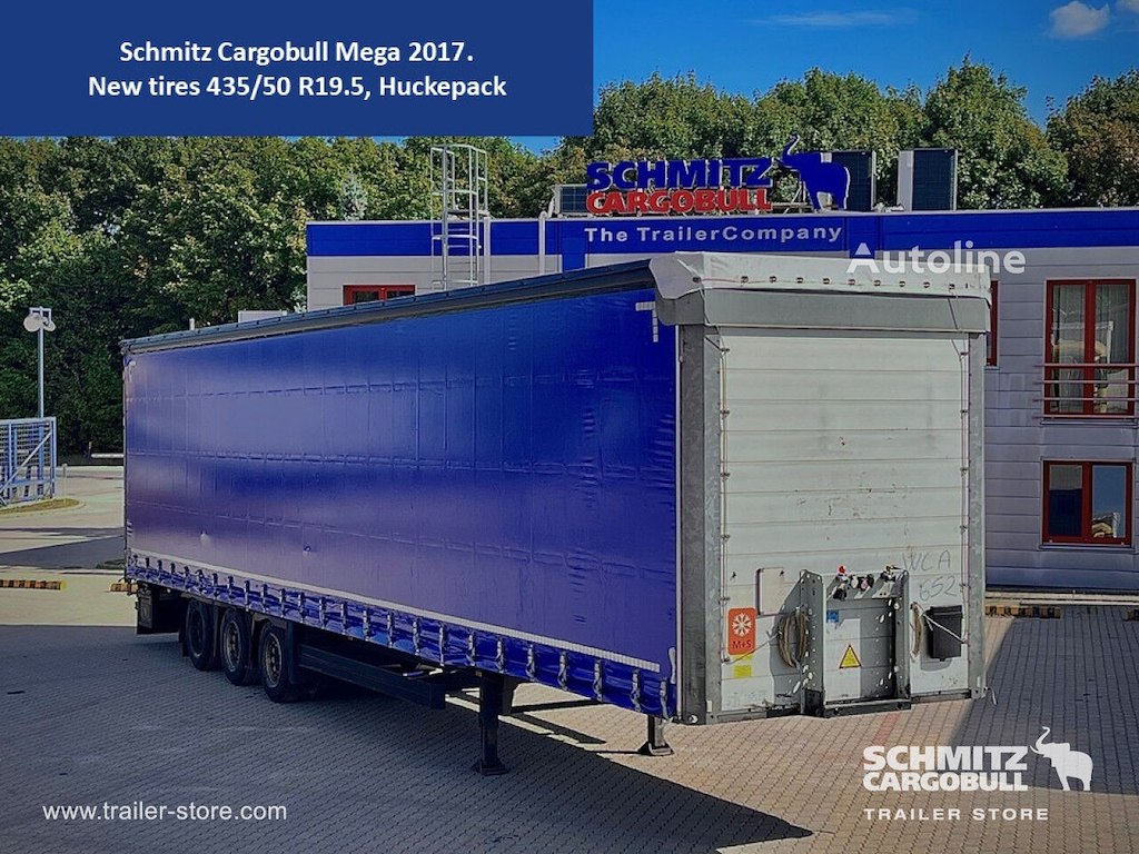 Schmitz Cargobull Curtainsider Mega poluprikolica sa kliznom ceradom