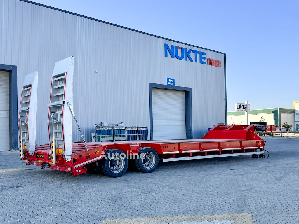 Nova Nükte Trailer 4 Axle TANDEM Lowbed Semi Trailer poluprikolica sa niskom platformom
