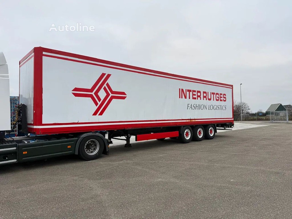 Krone 3-assige confection box trailer SAF disc brakes furgon poluprikolica