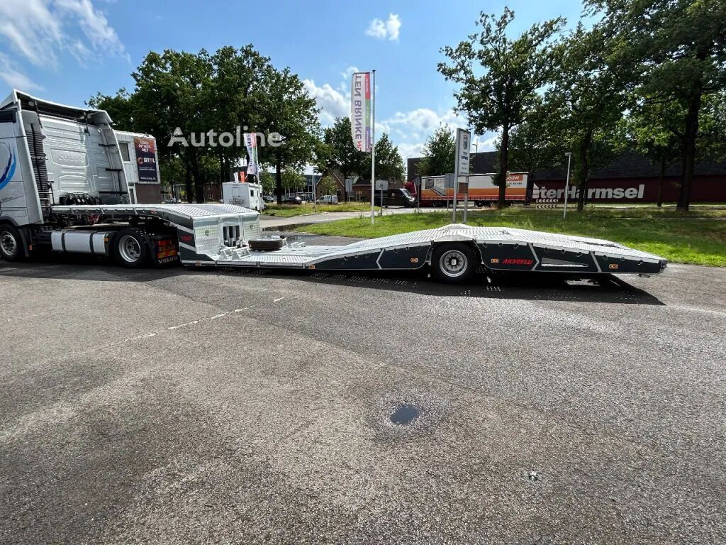 Nova Aksoylu Truckbrancard 1 axle 2 winche tractorhead transport from poluprikolica autotransportera