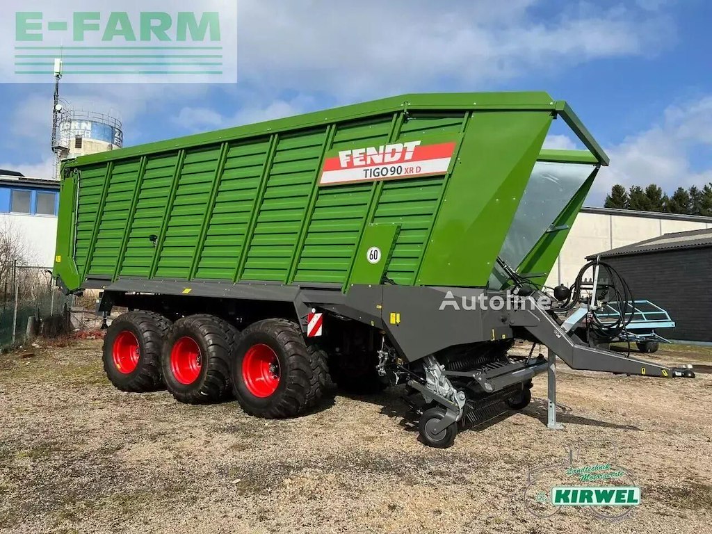 Fendt tigo 90 xr prikolica platforma