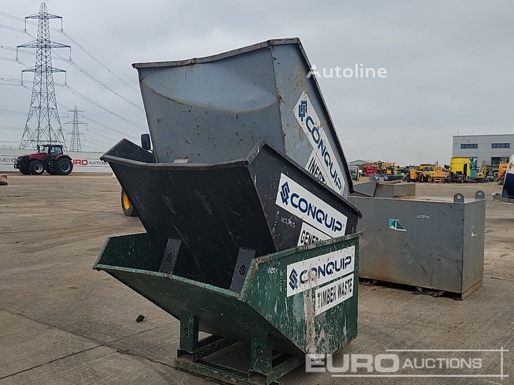 Prodaje se Conquip Tipping Skip to suit Forklift (3 of) kontejner za glomazni otpad na aukciji