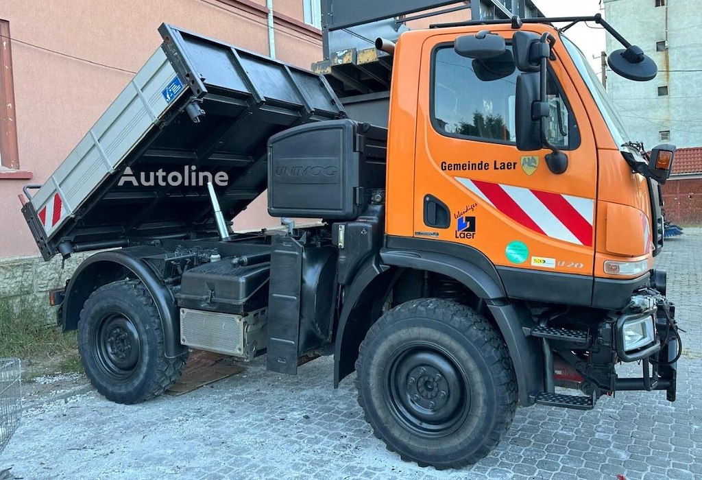 Mercedes-Benz Unimog U20 kiper + prikolica kiper