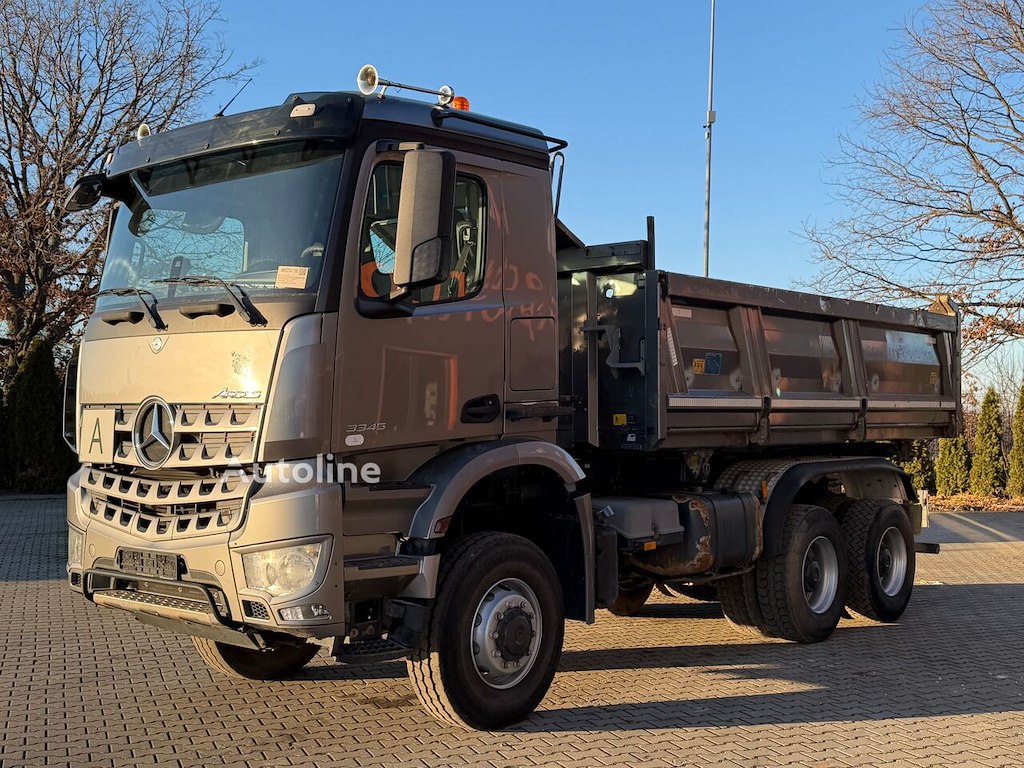 Mercedes-Benz AROCS 3345 6x6 WYWROTKA TRÓJSTRONNA Z BORDMATIKIEM kiper