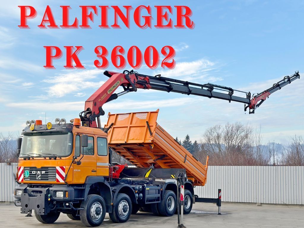MAN 35.414 * PALFINGER PK 36002 +FUNK / 8x6 kiper