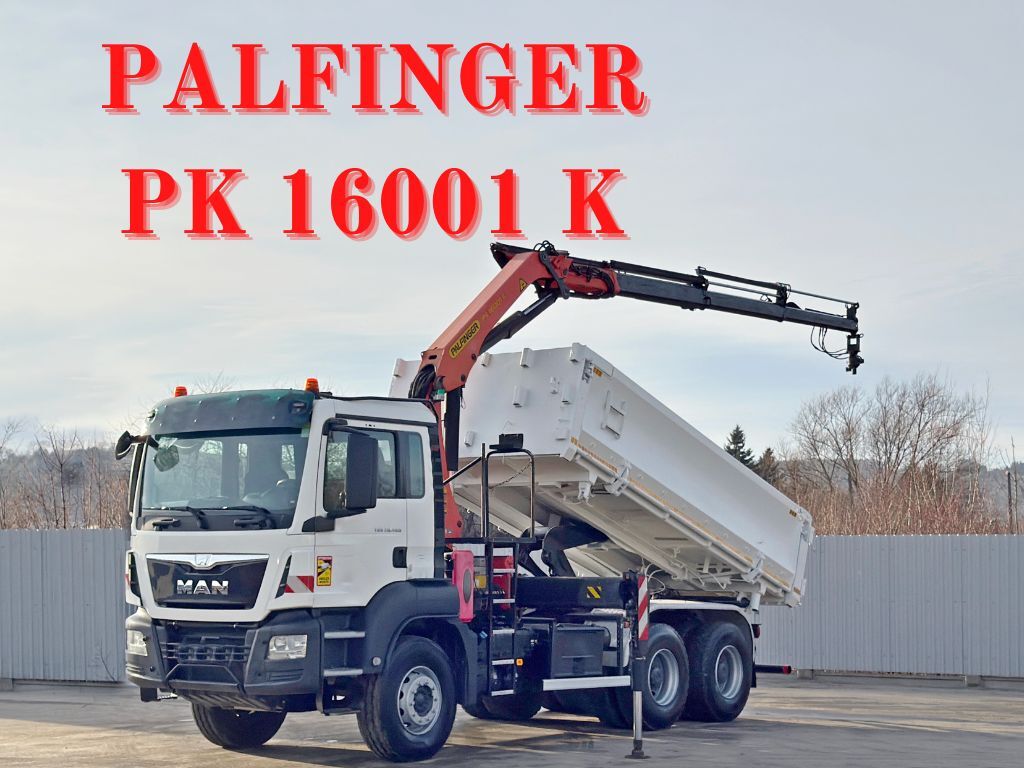 MAN TGS 26.400 * PALFINGER PK 16001 K + FUNK * 6x4 kiper