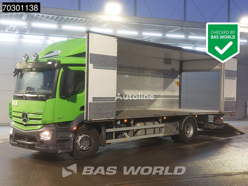 Mercedes-Benz Antos 1927 Antos 4X2 19tonner Box heating 2000kg Ladebordwand Au kamion furgon