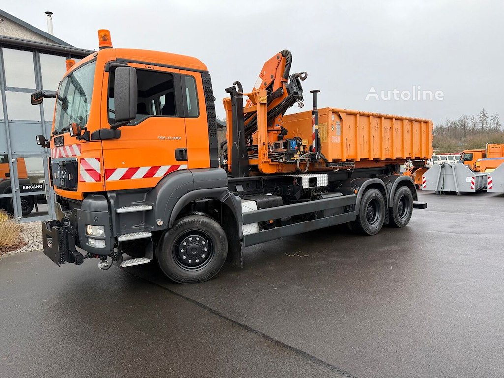 MAN TGS 33.400 6x6 Blattfederung Original 120500 km kamion rol kiper