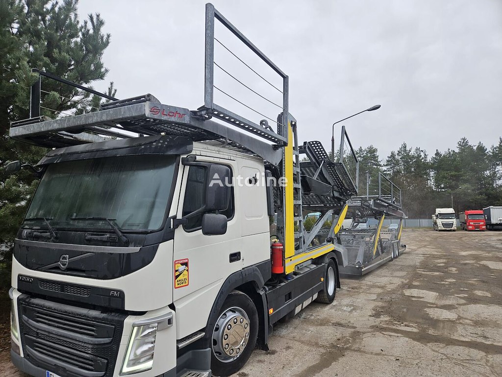 Volvo FM 460 autotransporter + prikolica autotransportera