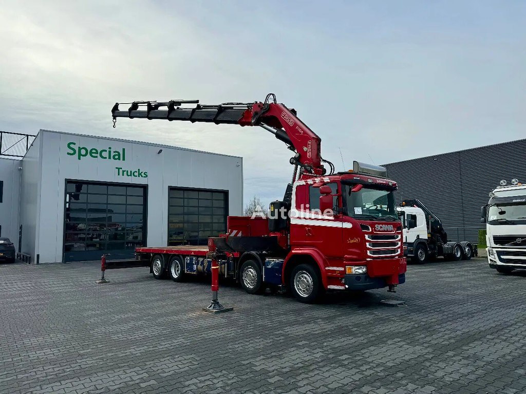 Scania G450 8x2*6 / Euro 6 / Fassi F1100RA.2.26 HE-Dynamic kamion platforma