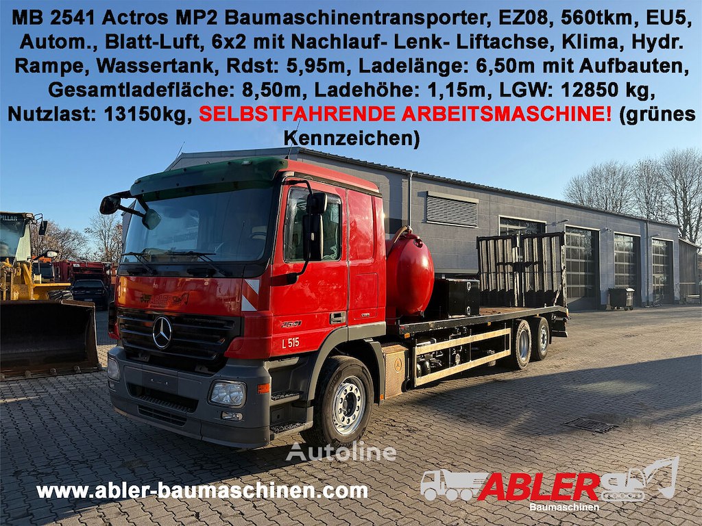 Mercedes-Benz Actros 2541 kamion platforma