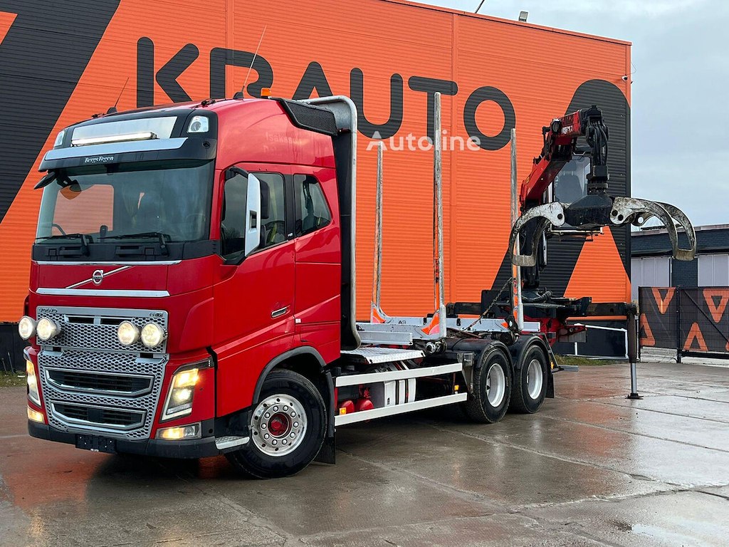 Volvo FH 16 650 6x4 PALFINGER M12L97 kamion za prevoz drva