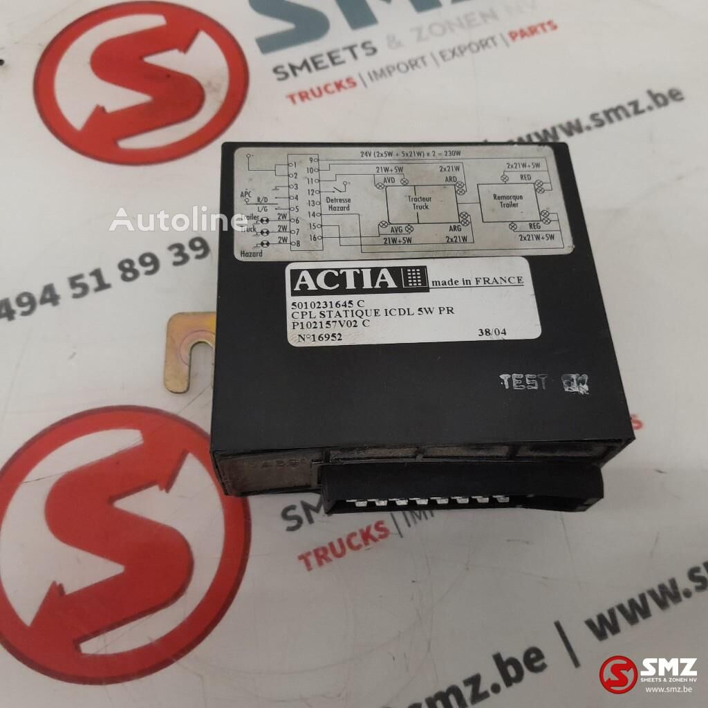 Renault Occ ECU ACTIA regeleenheid 5010231645 upravljačka jedinica za kamiona
