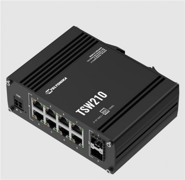 Industrijski switch Ethernet2 SFPports TSW210 sa napajanjem