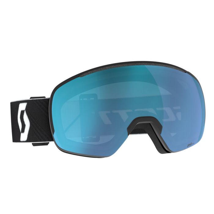 NAOČARE SKI SCOTT SPHERE OTG black-white-AMP aurora green chrome S1