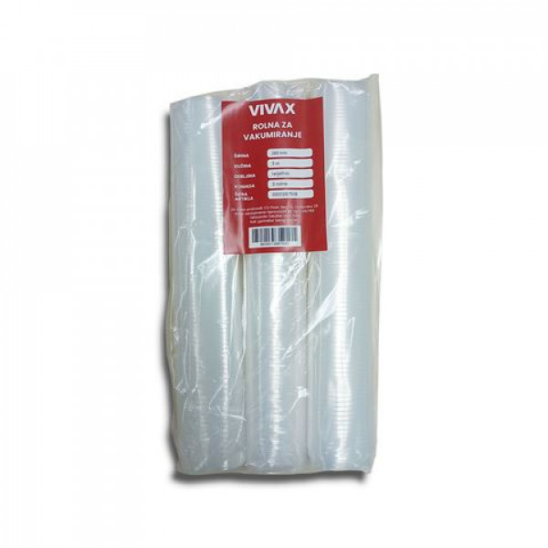 VIVAX HOME rolna za vakumiranje 280mm x 3m 3 rolne