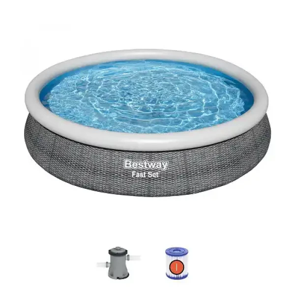 Bazen Bestway Fast Set Pool Ratan +filter 366x76cm
