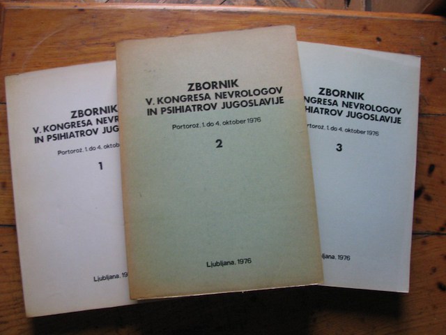ZBORNIK V. KONGRESA NEVROLOGOV IN PSIHIATROV JUGOSLAVIJ