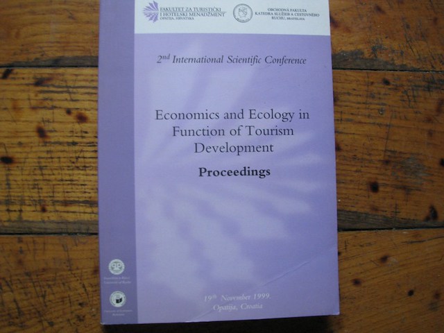ECONOMICS AND ECOLOGY IN FUNCTION OF TOURISM DEVELOPMEN