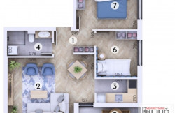 ADICE, 54m2, Dvoiposoban sa pdv