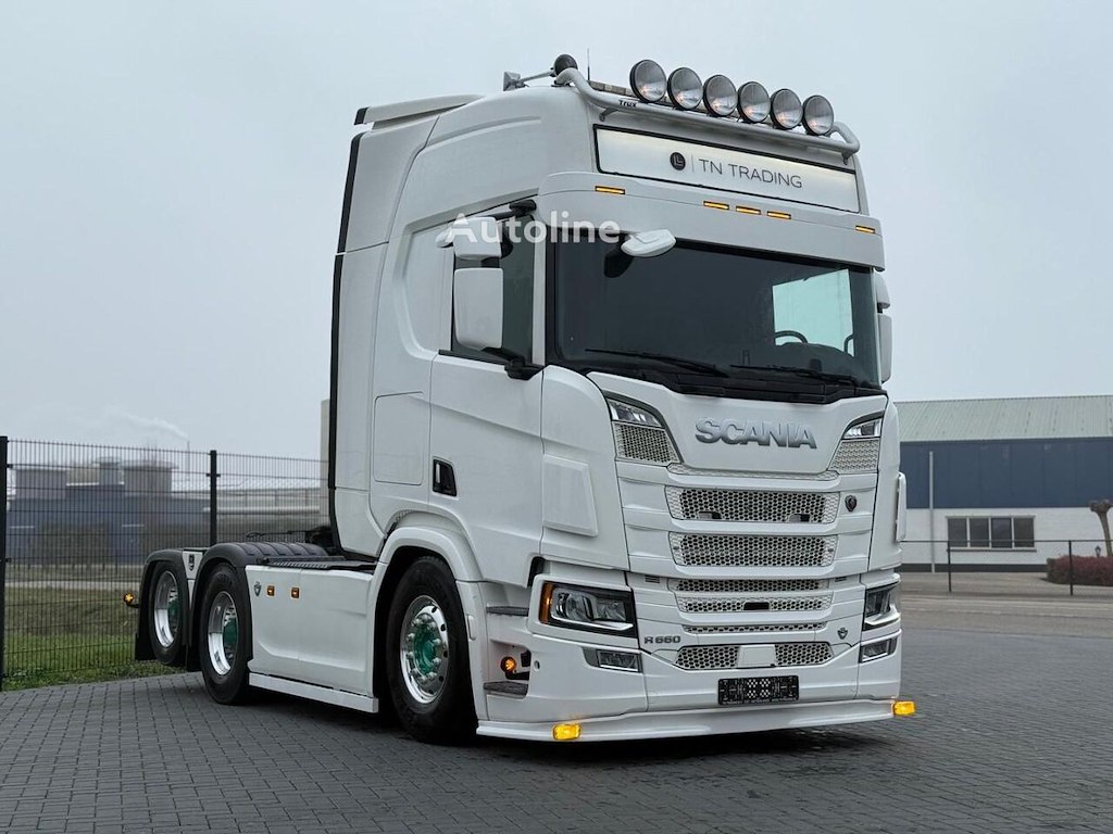 Scania R660 FULL AIR, ALCOA, LEATHER, RETARDER, TOP, NINE-TON FRONT AXL tegljač