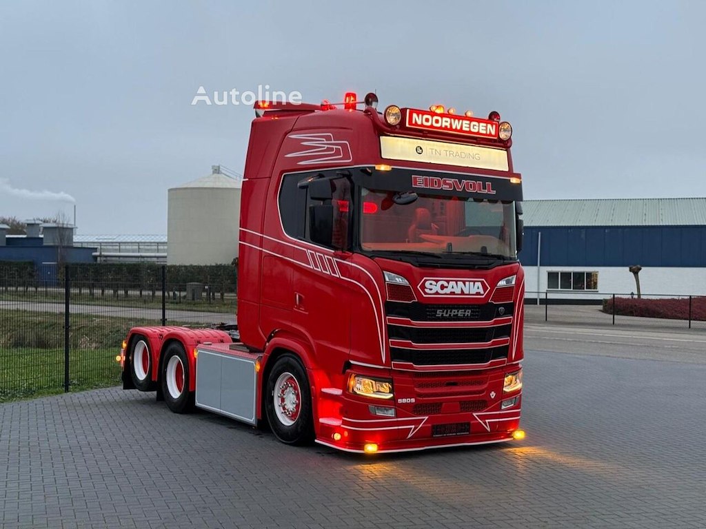 Scania S580 V8 NGS SHOW TRUCK, FULL AIR, SPECIAL INTERIOR, PACKED, LIKE tegljač