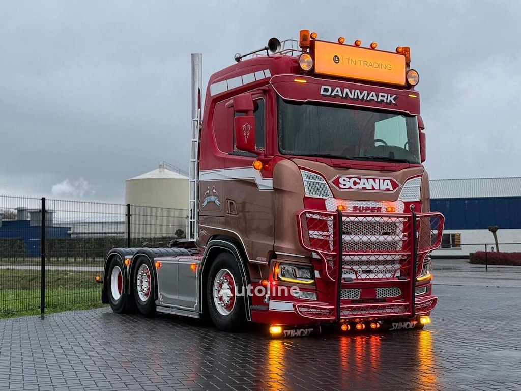 Scania S500 SHOW, FULL AIR, LEATHER, TOP CONDITION, STEERING PUSHER. tegljač