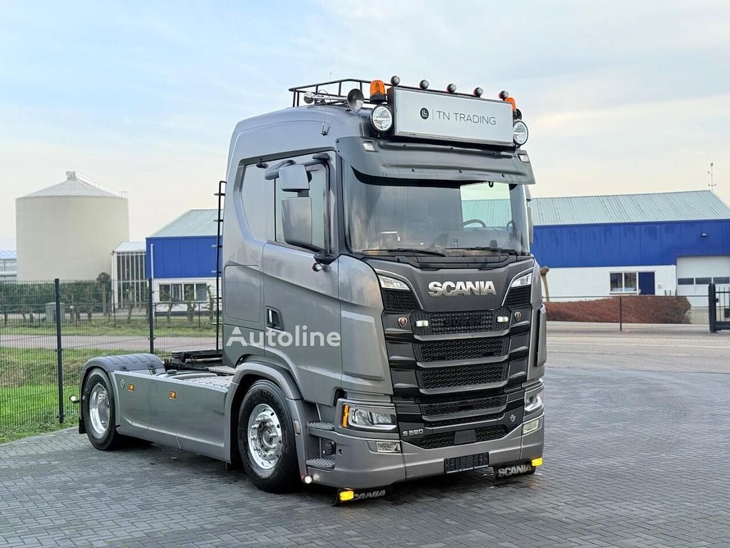 Scania S520 V8 NGS FULL AIR, ALCOA, PTO, HYDRAULIC TIPPER, LEATHER SEAT tegljač