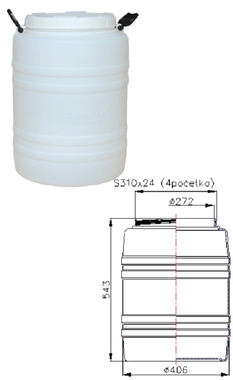 Bure plastično 60 Litara Zlatarplast(3234)
[000205]